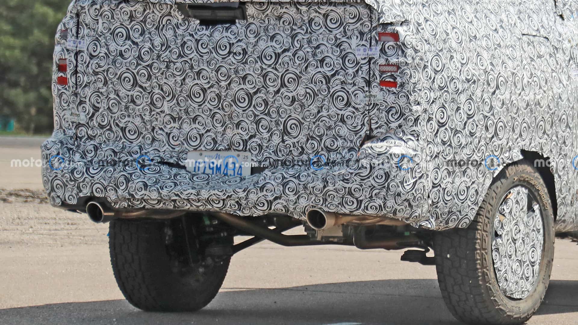 道奇中型皮卡Ram 1200 Rampage谍照外泄